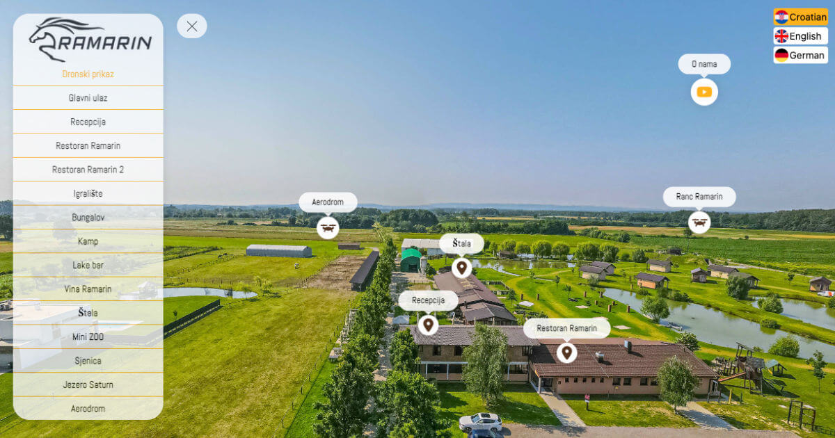 Virtualna šetnja - Ranč Ramarin